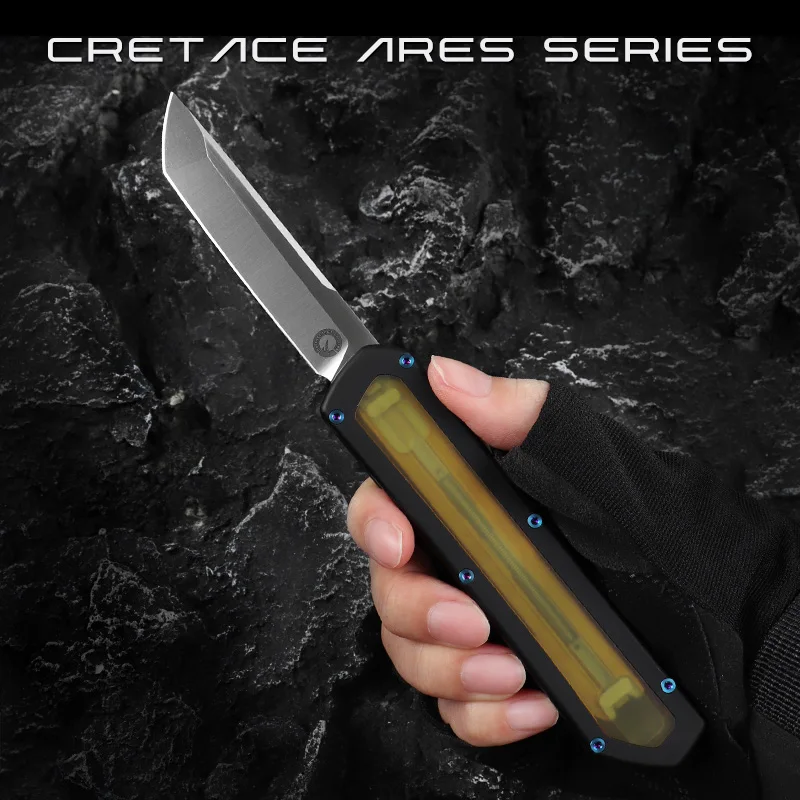 CRETACE-Original-OTF-TECH-KNIFE-N690-Blade-ULTEM-PEI-TC4-Titanium-Hign ...