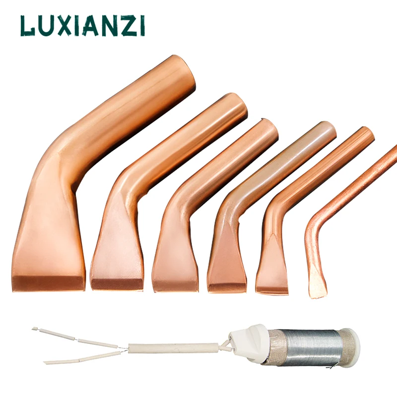LUXIANZI-1pc-Copper-Soldering-Iron-Tip-Solder-Head-For-Welding-Rework-Station-Repair-Tool ...