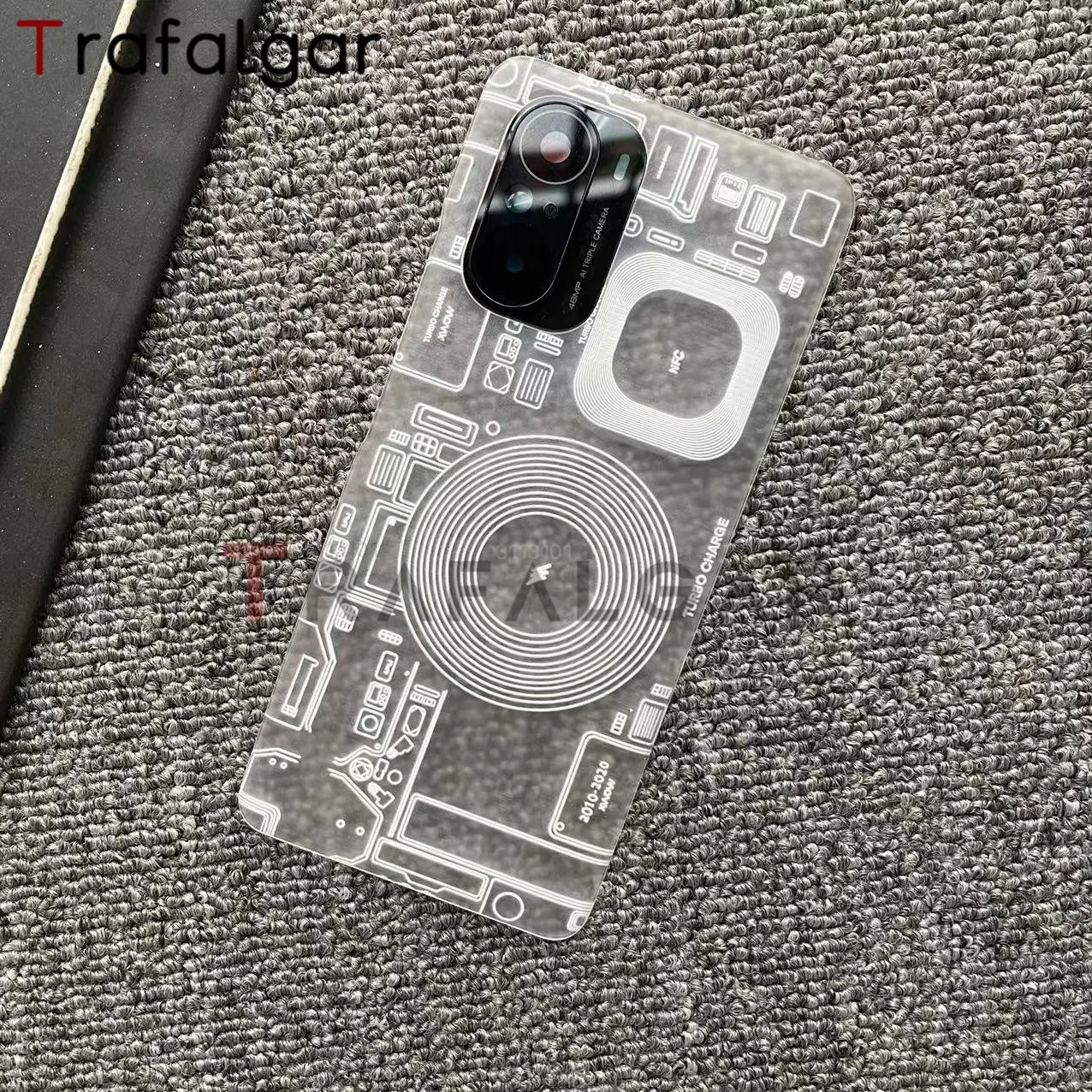Plastic Back Cover For Xiaomi POCO F3 Battery Cover Rear Housing Case ...