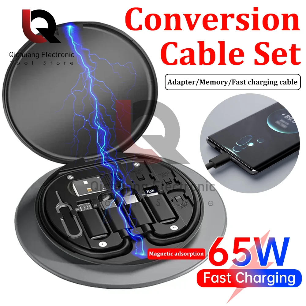 65W-Type-C-To-USB-C-To-Micro-To-Lighting-Fast-Charging-Cable-Adapter ...