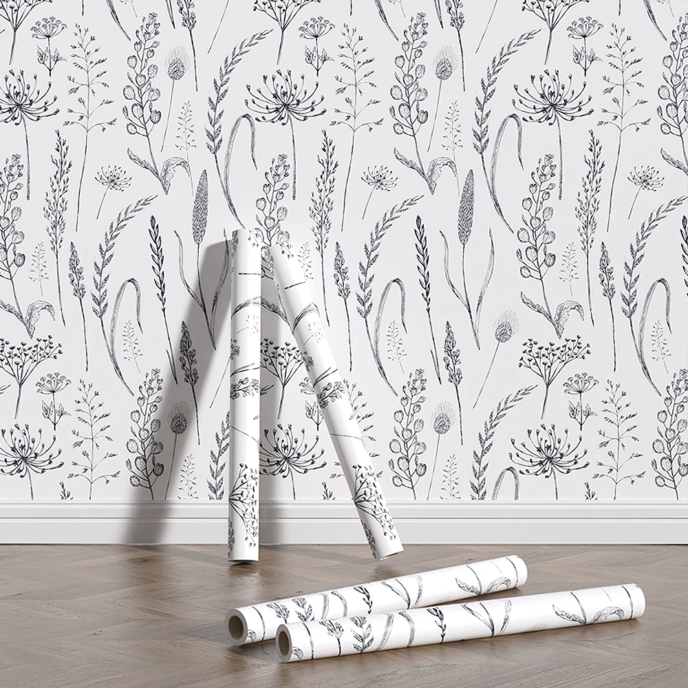 Modern-Peel-And-Stick-Waterproof-PVC-Wallpaper-Roll-European-Self ...