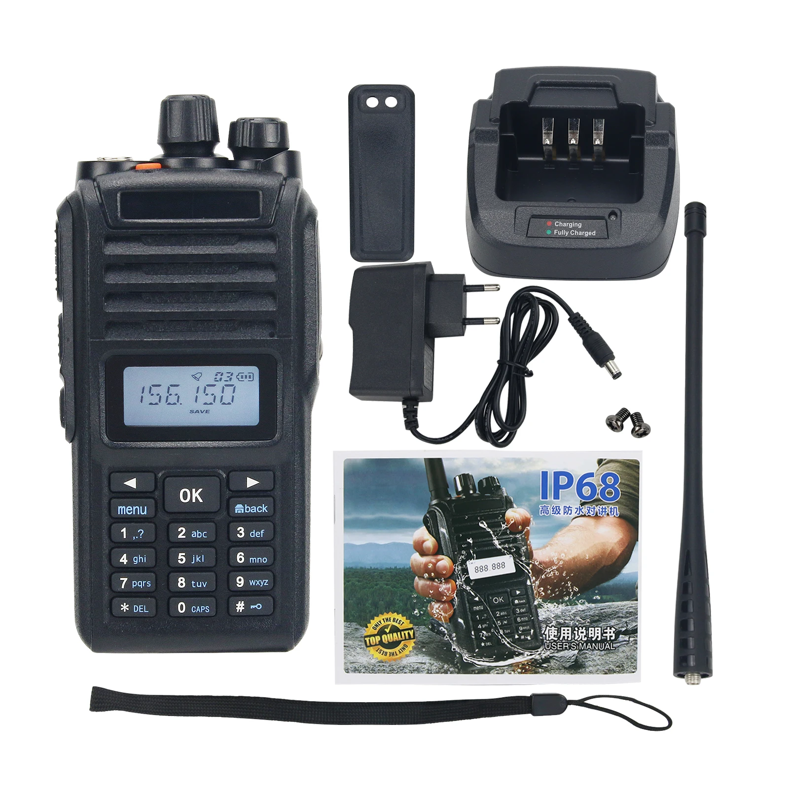 IP68-Waterproof-Professional-Walkie-Talkie-VHF-UHF-Transceiver-Handheld ...