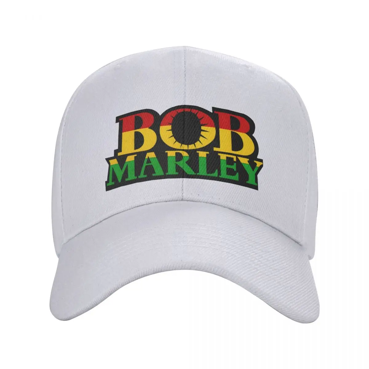 Bob Marley Official Kaya Dad Hat White (Unisex), 49% OFF