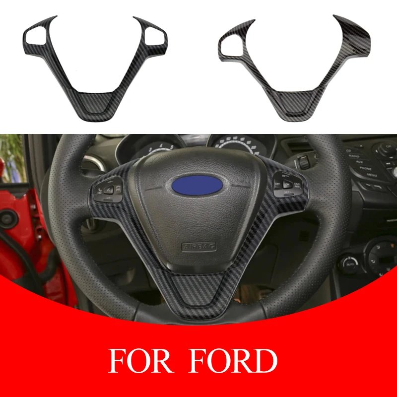 Car-Steering-Wheel-Cover-Sequin-Trim-Sticker-For-Ford-Fiesta-MK7-2009 ...
