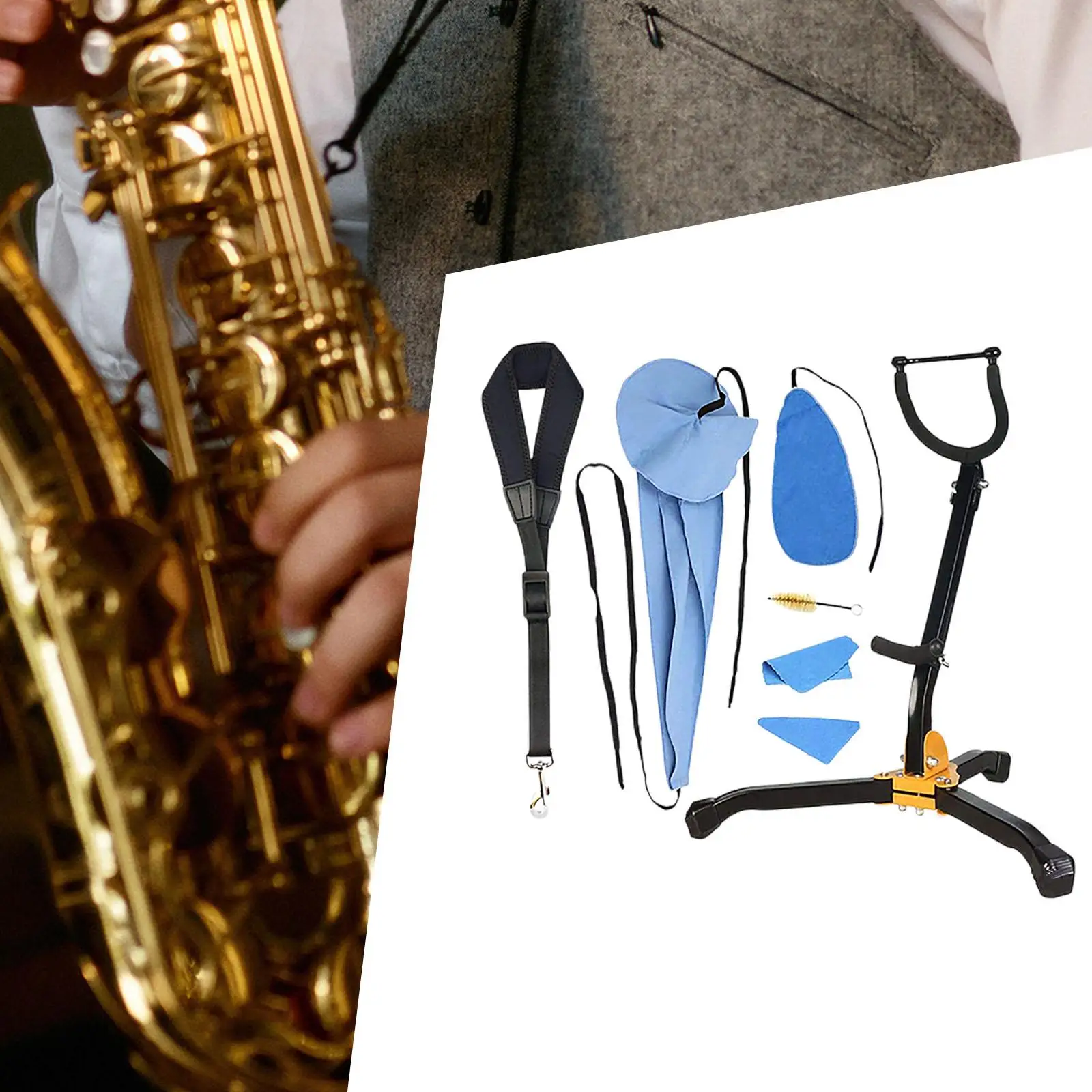 Saxophone-Holder-Rack-Alto-tenor-Sax-Stand-Stable-Multi-Orchestral ...