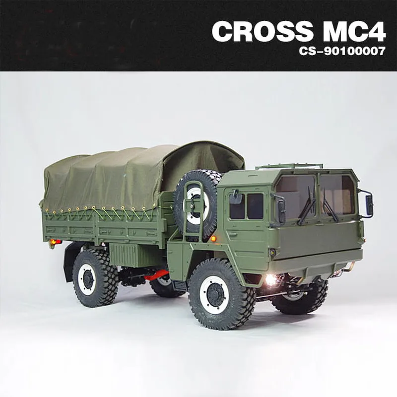 CROSSRC MC4 Remote Control Simulation Military Off road Truck KIT Frame ...