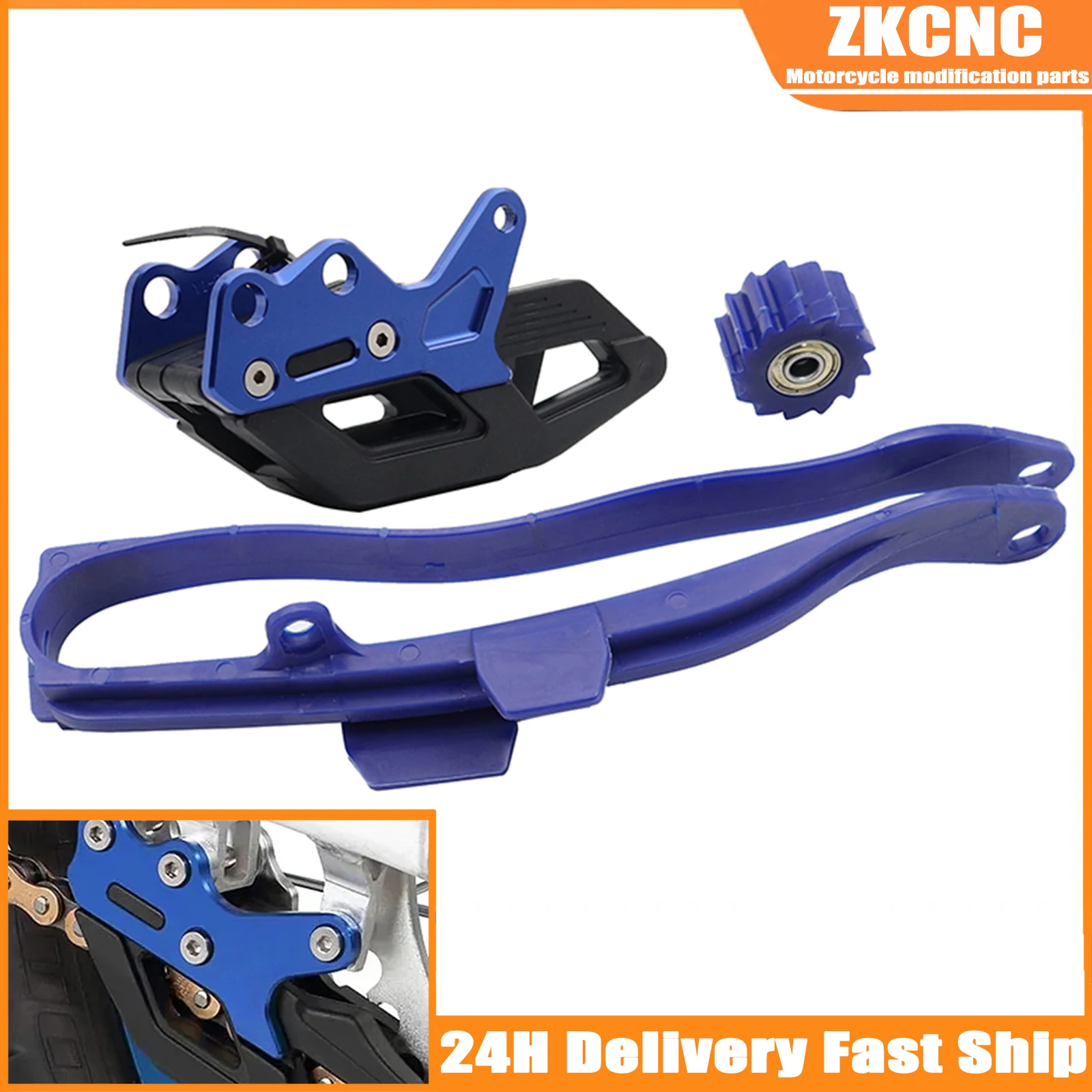 Chain-Slider-Swingarm-Guide-Lower-Rolle-Chian-Guide-Guard-KitS-For ...