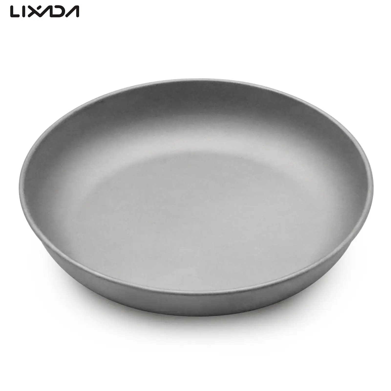 Camping-Titanium-Plate-Lightweight-Dinner-Fruit-Plate-Pan-Outdoor-Food ...