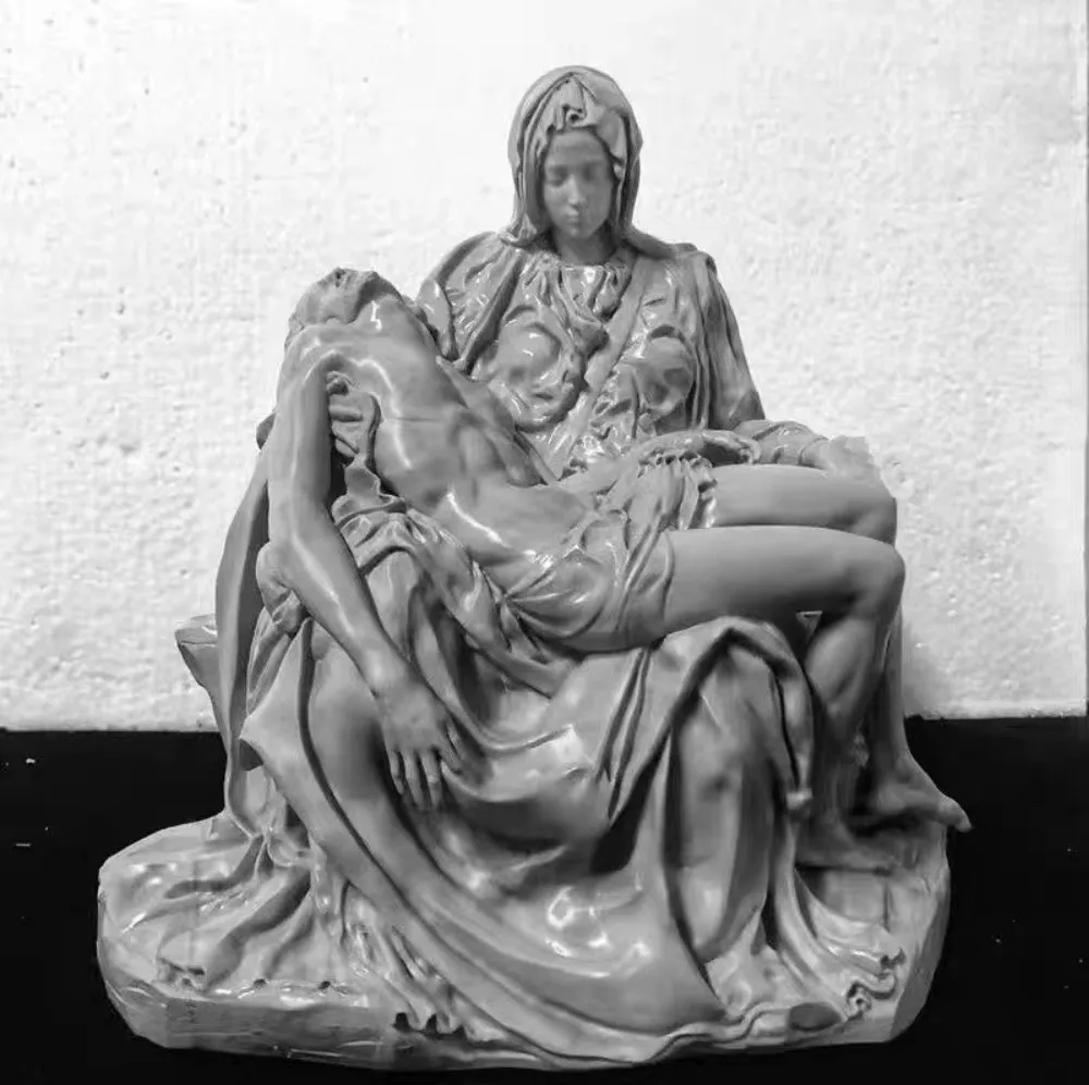 Large 3D Italian Pieta Statue Candle Mold Bust Silicone Molds Greek Art ...