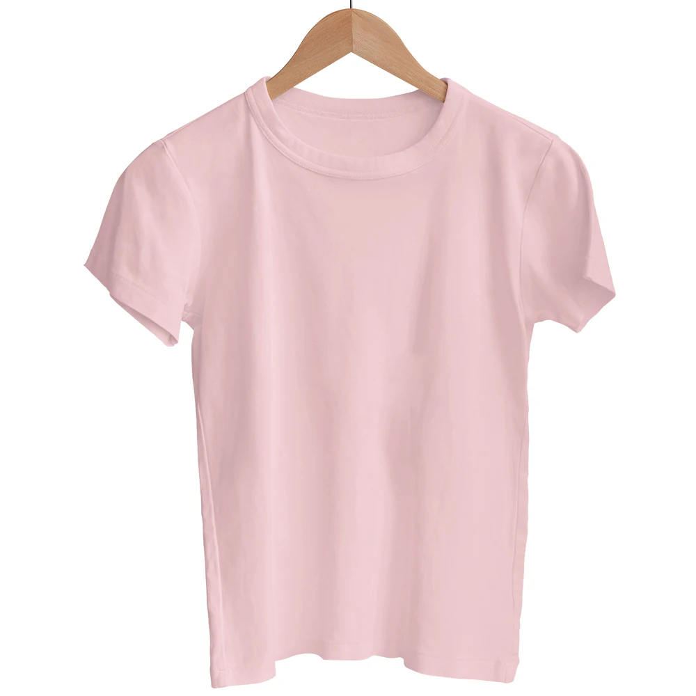 Plain Light Pink T Shirt