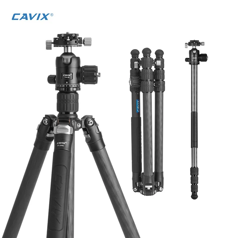 Cavix-Professional-Tripod-Angles-Adjustable-Camcorder-Video-Tripod ...
