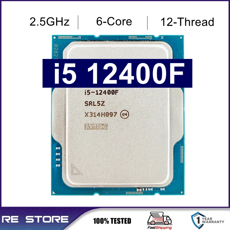 NEW-Core-i5-12400F-i5-12400F-2-5GHz-6-Core-12-Thread-CPU-Processor-10NM ...