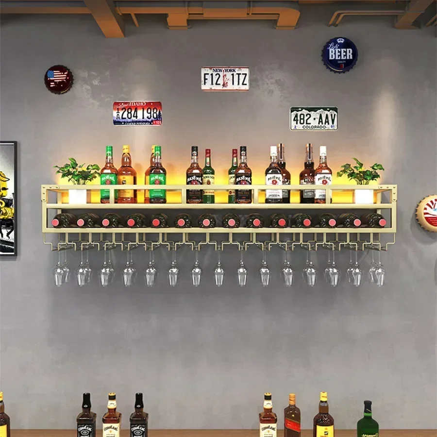 Glass-Rail-Wine-Rack-Upside-Down-Holders-Design-Hanging-Cup-Dinning ...