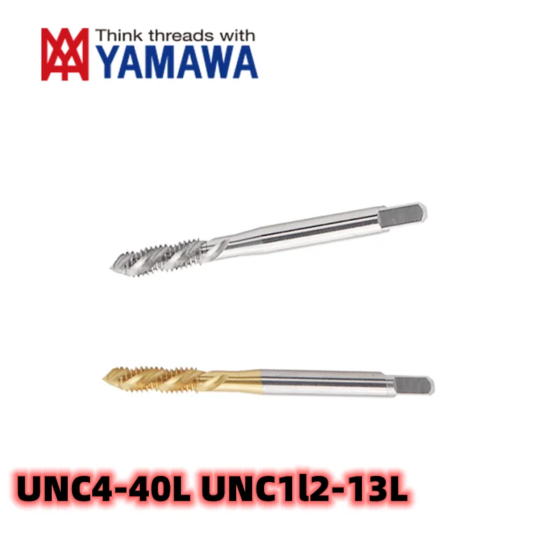 YAMAWA-HSSE-Left-Hand-Spiral-Fluted-Tap-TIN-Coating-UNC-UNF4-40L-5-40L ...