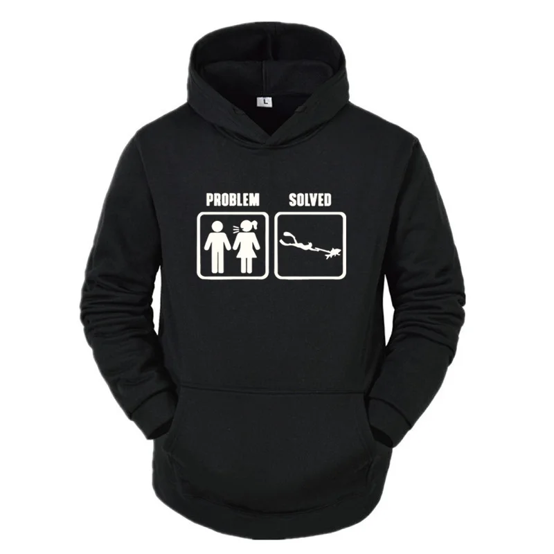 Problem Solved Spearfishing Freediving Hoodie Diver Spear Fishing Long ...