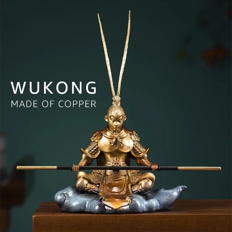 BENDICION-Pure-Copper-Wukong-Home-Decoration-Car-Decoration-Desktop-Art ...