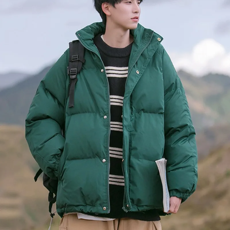 Korean-Fashion-Men-Cotton-Padded-Jackets-Puffer-Jacket-Men-Streetwear ...
