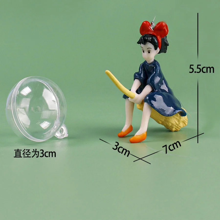 Cartoon Kawaii Girl Figure Aquarium Suspend Floating Fish Tank ...