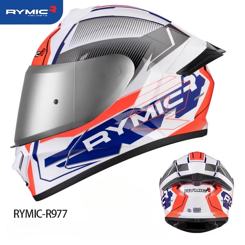 Casco de motocicleta RYMIC para mujer, con certificación DOT ECE, para ...