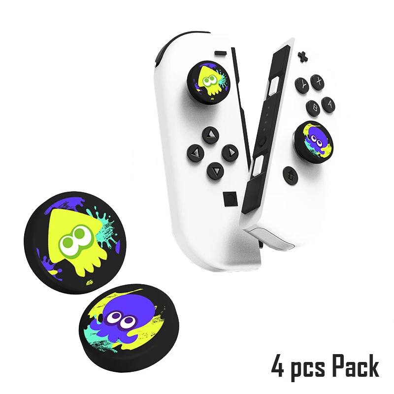 Cartoon Theme Thumb Stick Grip Cap Joystick Soft Protective Cover for ...