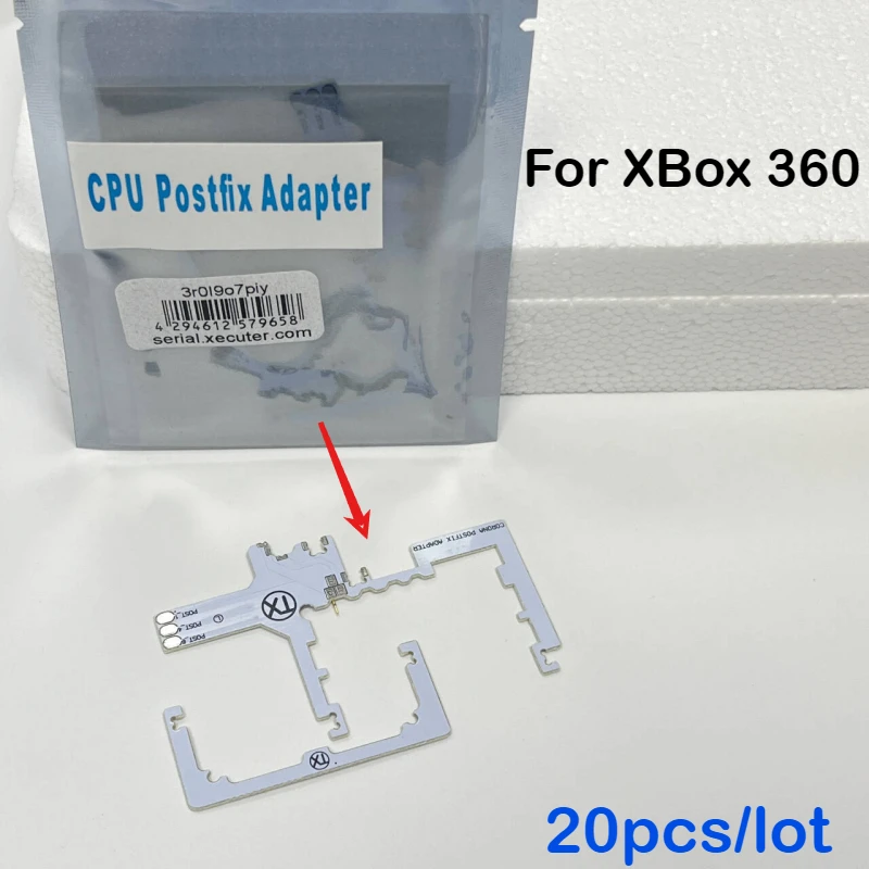 20PCS/Lot for XBOX 360 XBOX360 Slim CPU POSTFIX Adapter Corona V1 ...