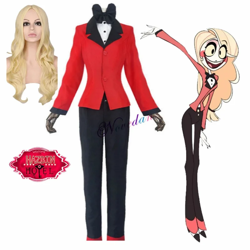 Anime-Hazbin-Cosplay-Hotel-CHARLIE-Costume-Suit-Uniform-Jacket-Outfit ...