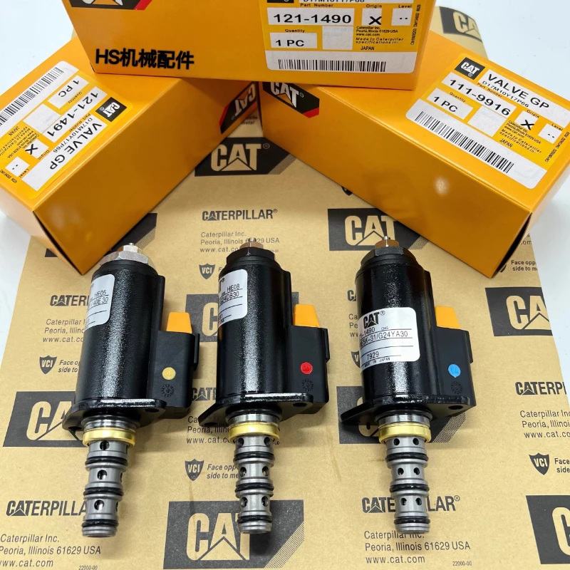 V-lvula-solen-ide-da-bomba-hidr-ulica-CAT-E320D-E323D-E330D-Escavadeira ...