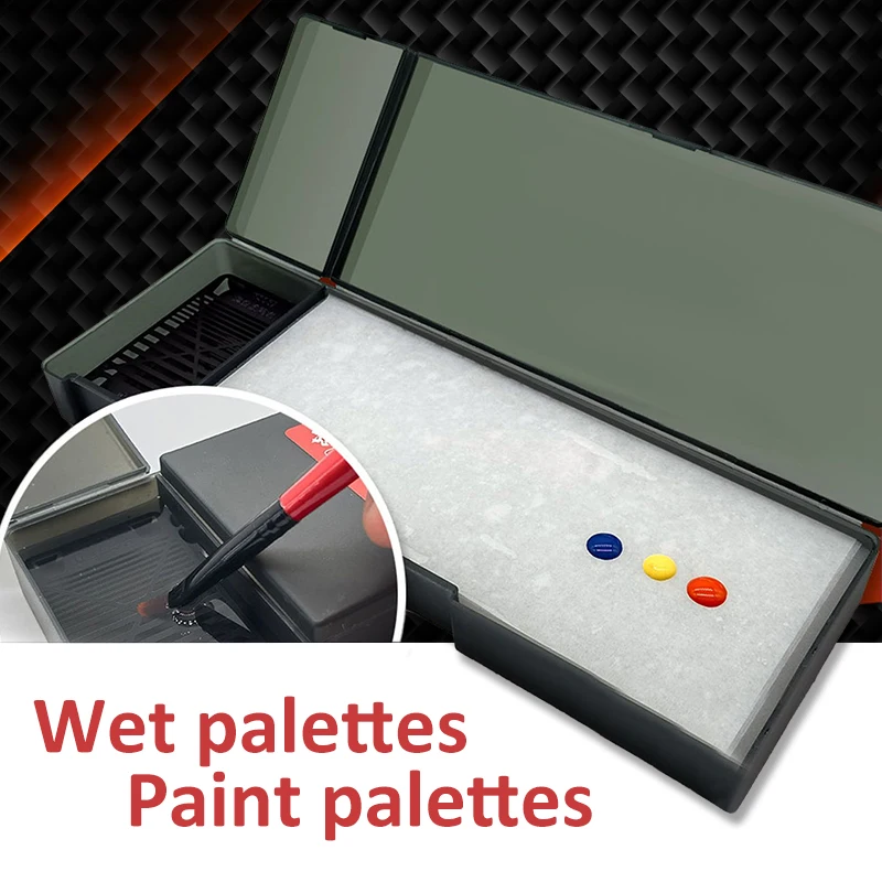 Model Coloring Wet Tray Keeps Wet Paint Fresh Wet palettes Paint ...