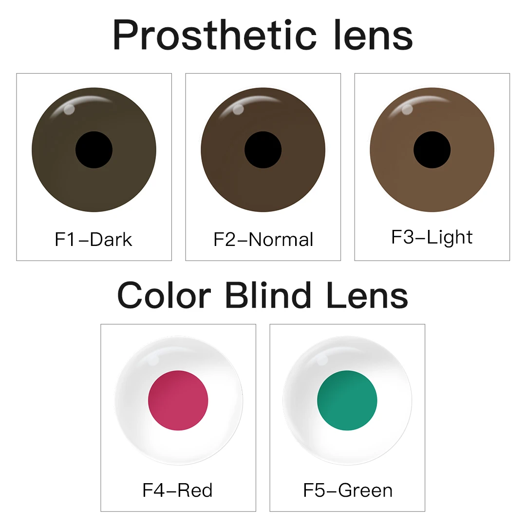Magister Prosthetic Lens Color Blind Contact Lenses Color-blind Lens ...