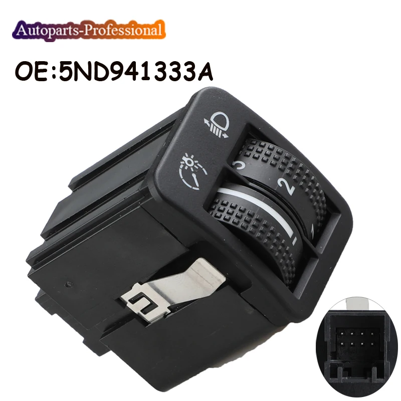 Brightness Dimmer Headlight Height Adjust Switch 5nd941333a 5nd 941 ...