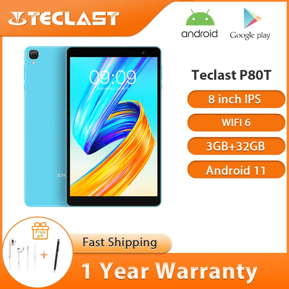 Teclast-p80t-android-11-tablet-8-Polegada-ips-3gb-ram-32gb-rom-wi-fi-6 ...