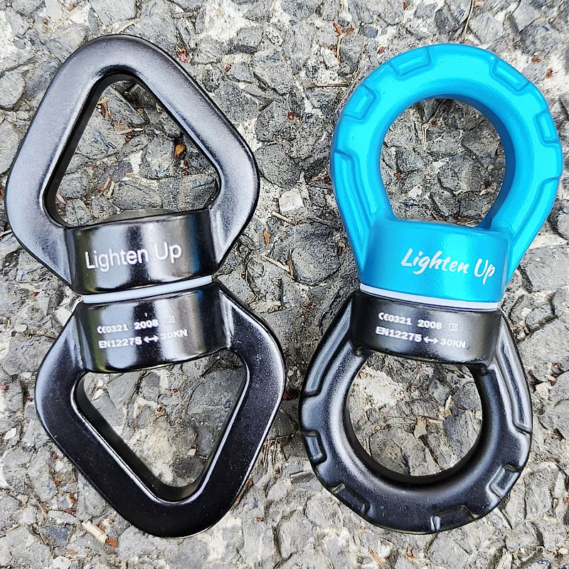 30KN-Outdoor-Safety-Rope-Swivel-Connector-Universal-Ring-Gimbal-Ring ...