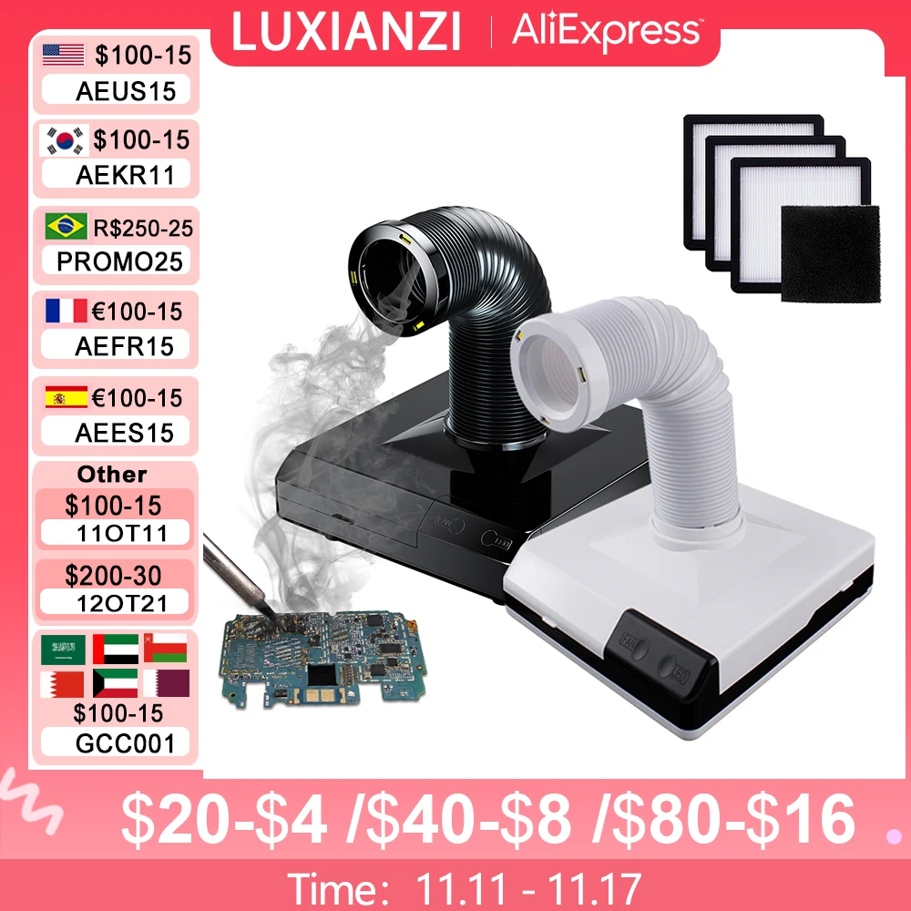 LUXIANZI-60w-Soldering-Smoke-Absorber-ESD-Fume-Extractor-LED-Light ...