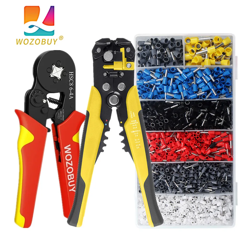 WOZOBUY-Wire-Terminals-Ratcheting-Ferrule-Crimper-Tool-HSC8-6-6A-6-4A ...