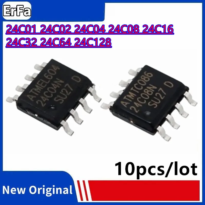 Microplaquetas-de-IC-da-mem-ria-24C01-24C02-24C04-24C08-24C16-24C32 ...