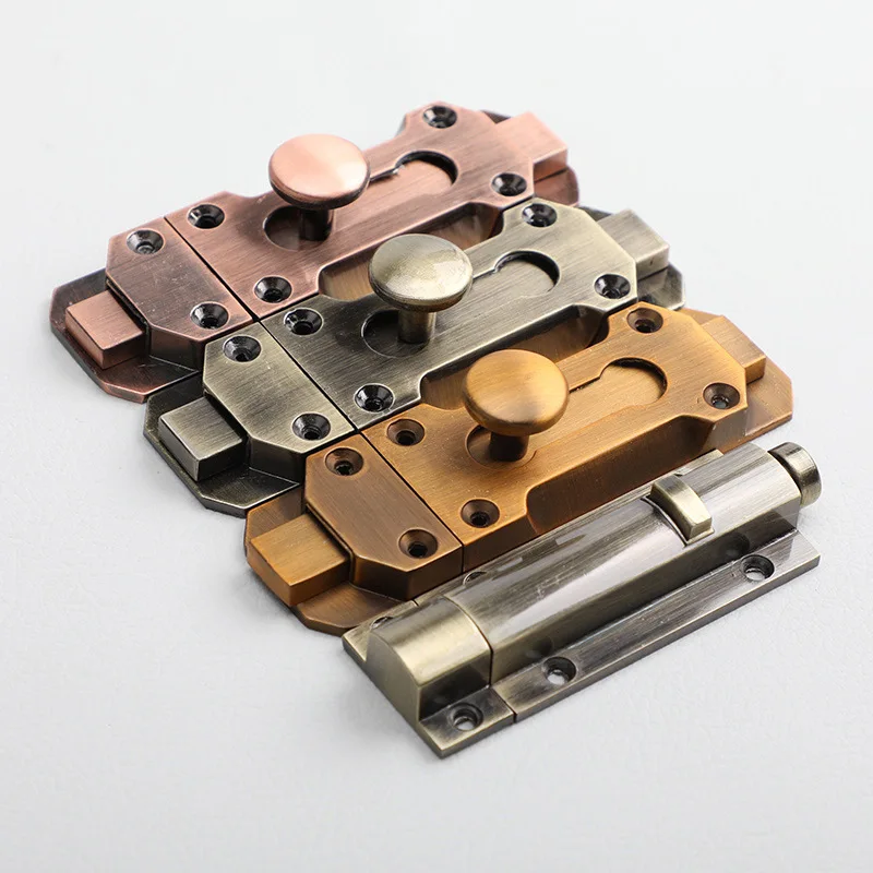 3/4/5 Inches Door Latch Vintage Style European Door Latches Slide Bolt ...