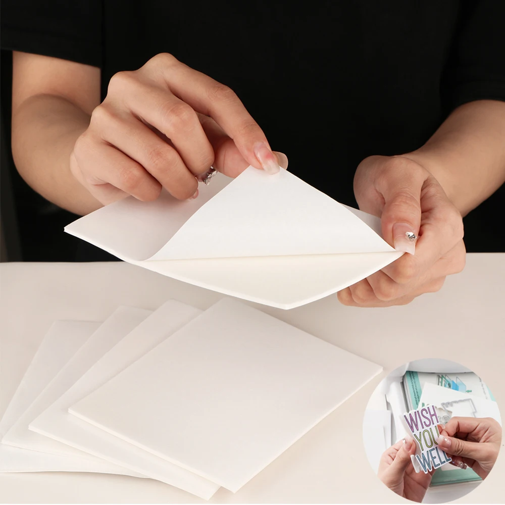 5pcs-2MM-Thickness-Double-Sided-Adhesive-Foam-Sheets-For-Adding-Pop ...