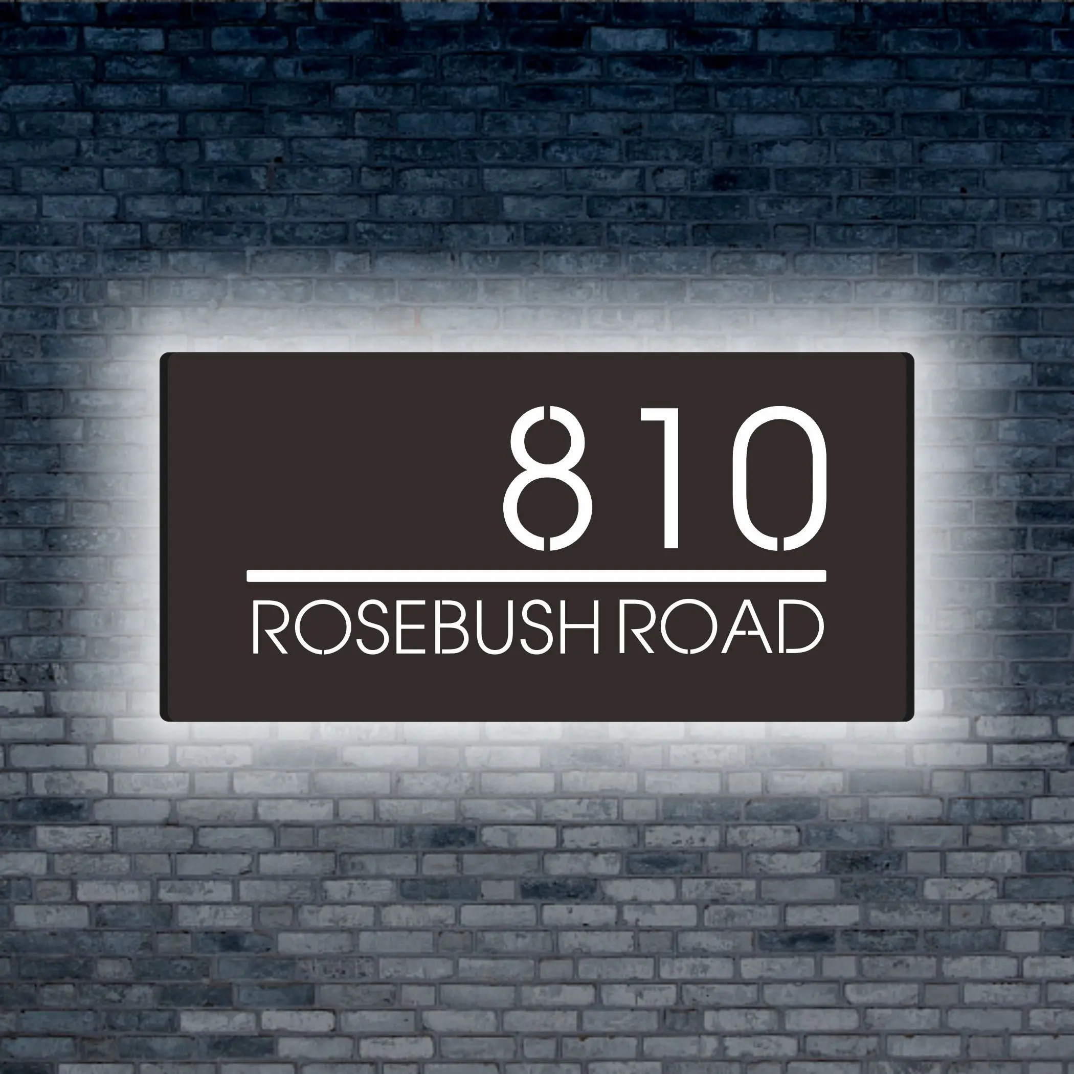 House-Number-Sign-LED-Acrylic-Sign-Illuminated-Plaque-personalized ...