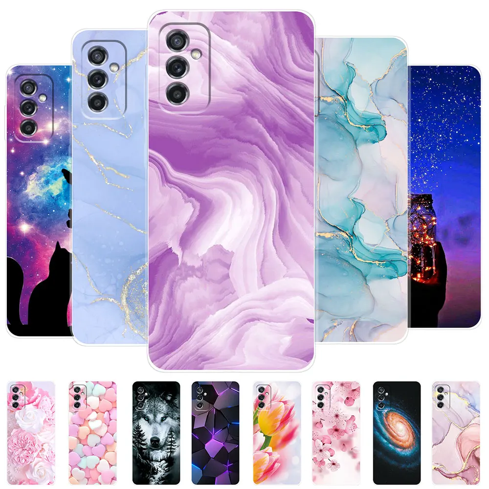For Samsung Galaxy M52 5G Case Galaxy M23 Transparent Soft Silicone ...