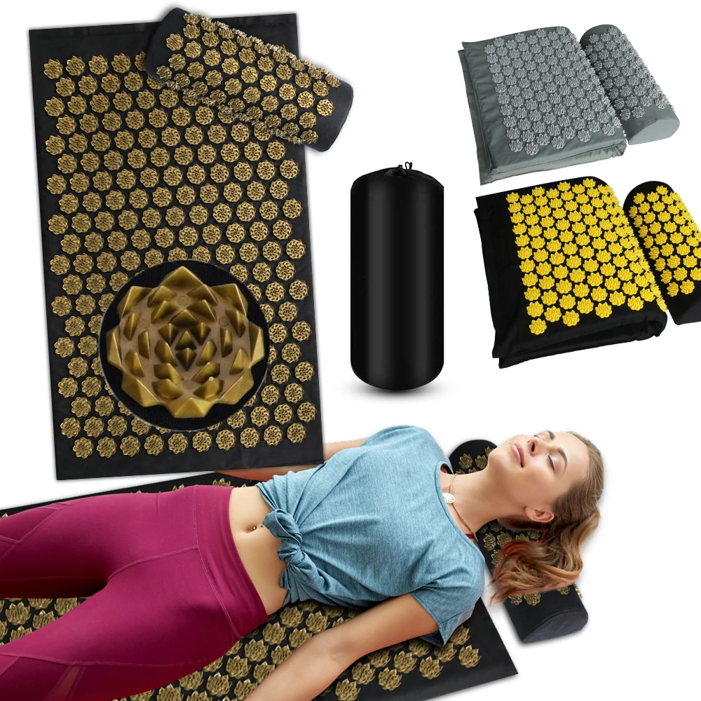 Kuznetsov's applicator Acupressure Yoga Cushion Sensi Massage Body Mat ...