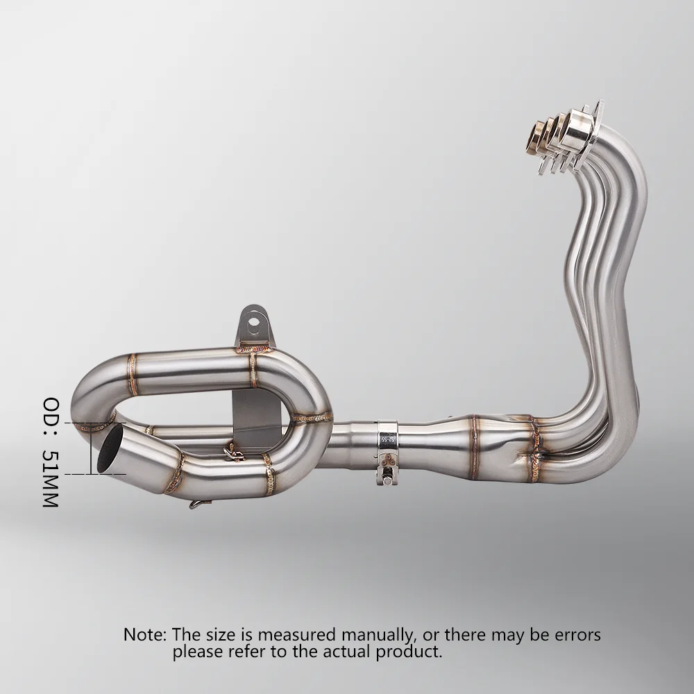 For KOVE 450RR 450 RR 2023 Motorcycle Complete Exhaust System Front ...