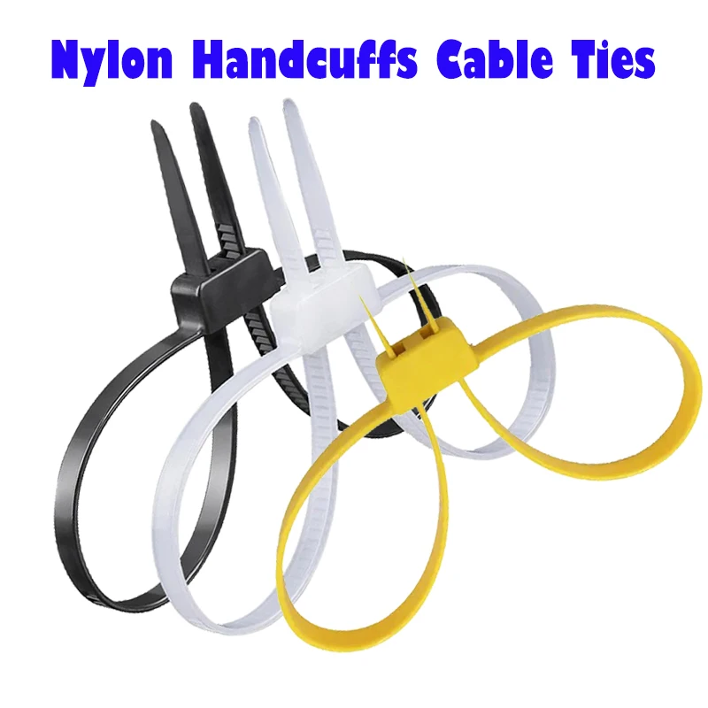 10Pcs-27-5-High-Quality-Police-Plastic-Handcuffs-Flesxible-Self-Locking ...