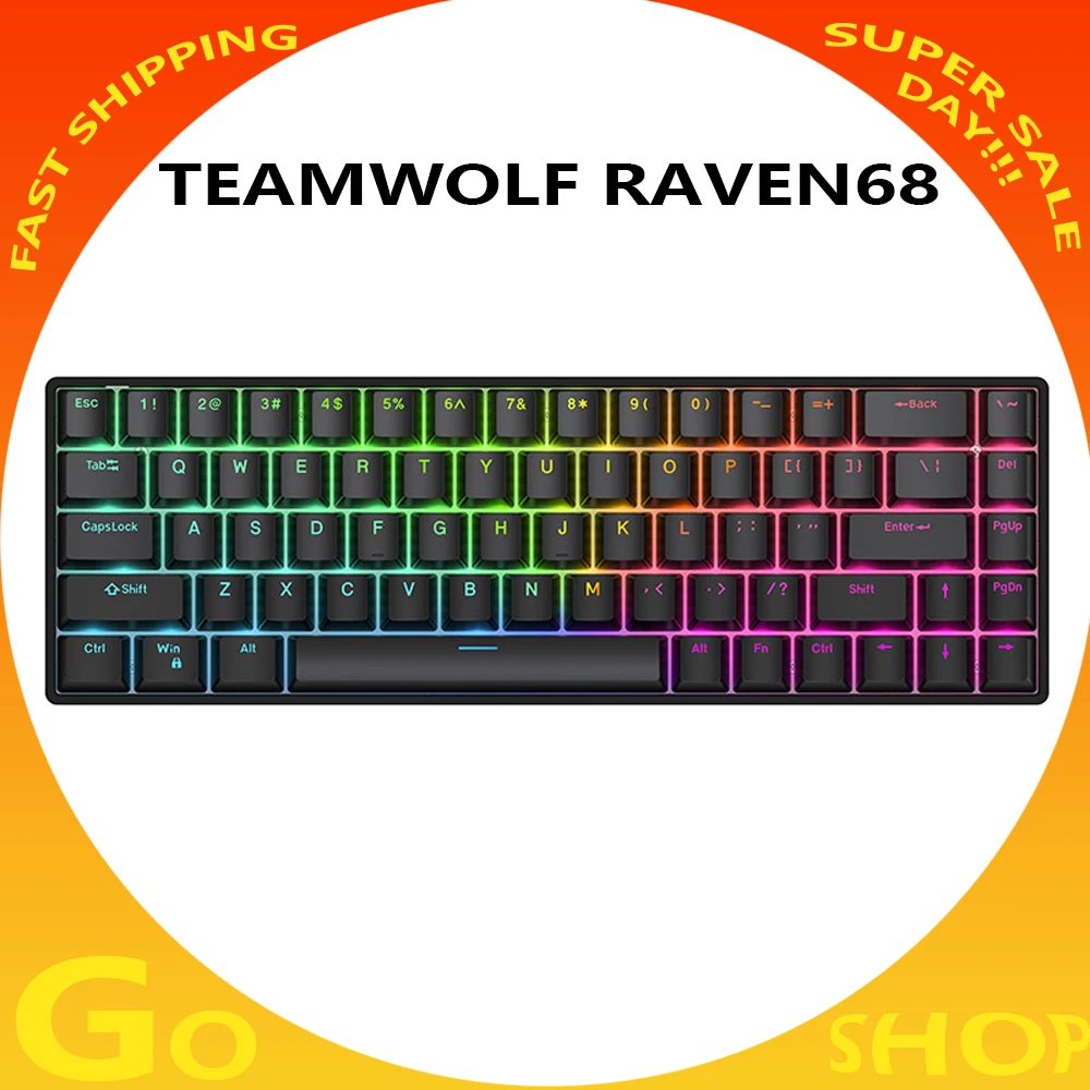 Teamwolf-RAVEN68-Magnetic-Switch-Mechanical-Keyboard-8K-Quick-Trigger ...