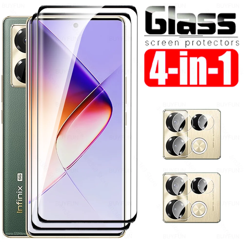 4-in-1-Curved-Glass-For-Infinix-Note-40-Pro-5G-Tempered-Glass-Infinx ...