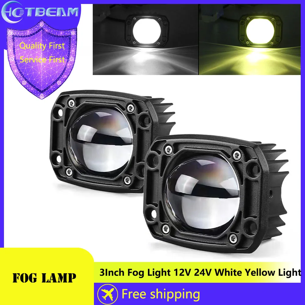 3inch-Led-Work-Spotlights-24V-12V-Car-DRL-Lights-LED-6000K-3500K-Fog ...