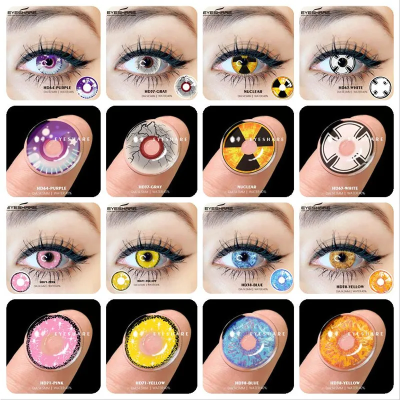 White Cosmetic Lenses