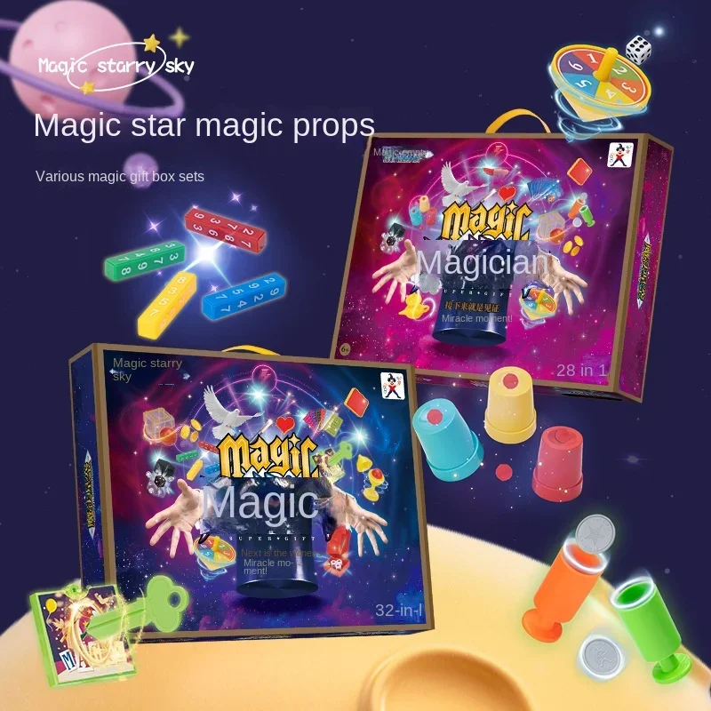 Star-Sky-Children-Toy-Beginner-Magic-Tricks-Prop-Set-Puzzle-Magician ...