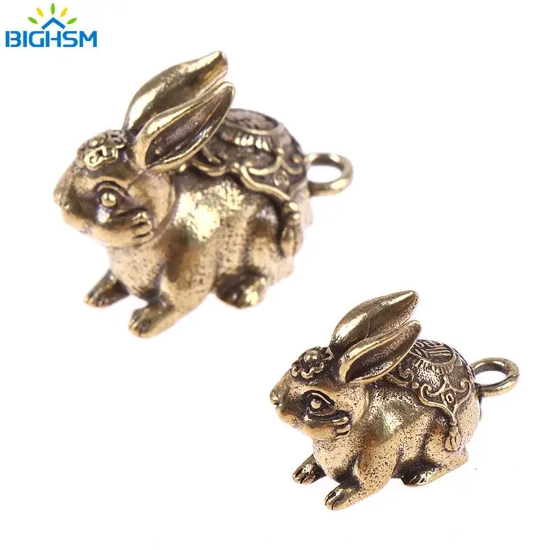 3D-Vintage-Brass-Rabbit-Casting-Animal-Figurine-Retro-Metal-Sculpture ...