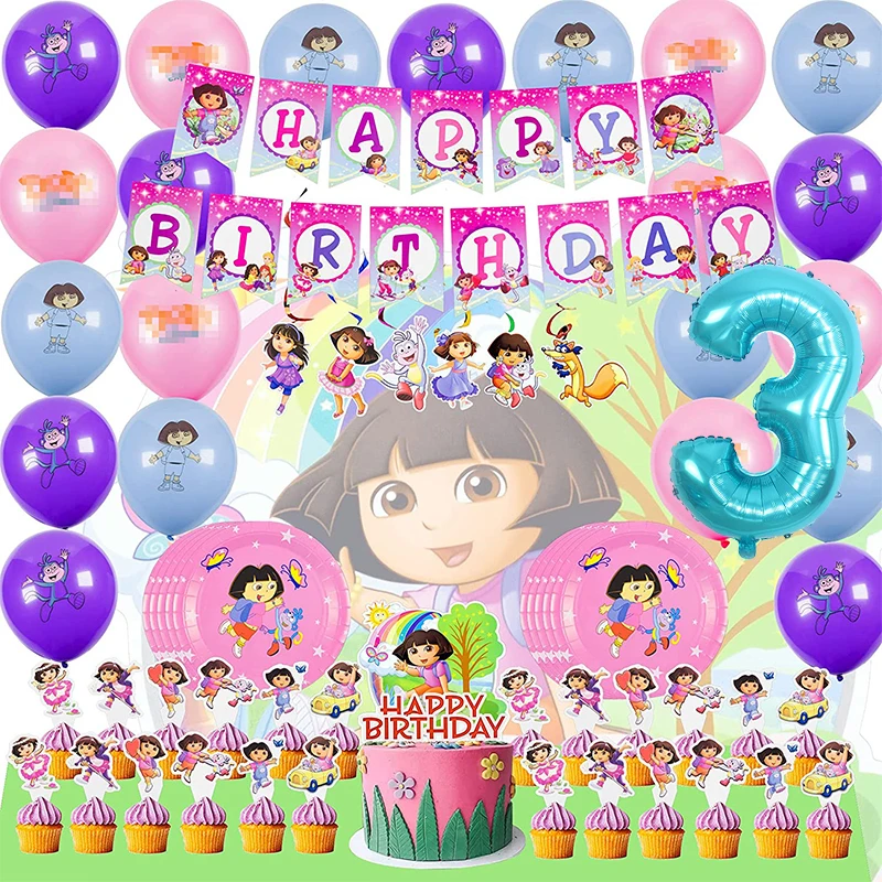 Dora The Explorer Birthday Background