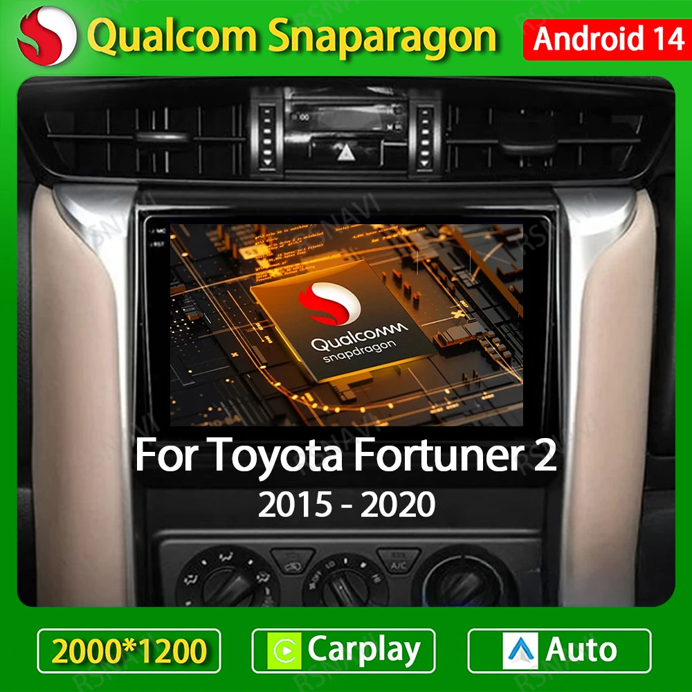 Android-14-Radio-del-coche-para-Toyota-Fortuner-2013-2016-inal-mbrico ...